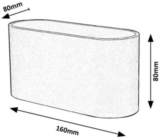 Rabalux 7025 - Nástěnné svítidlo KAUNAS 1xG9/10W/230V šedá