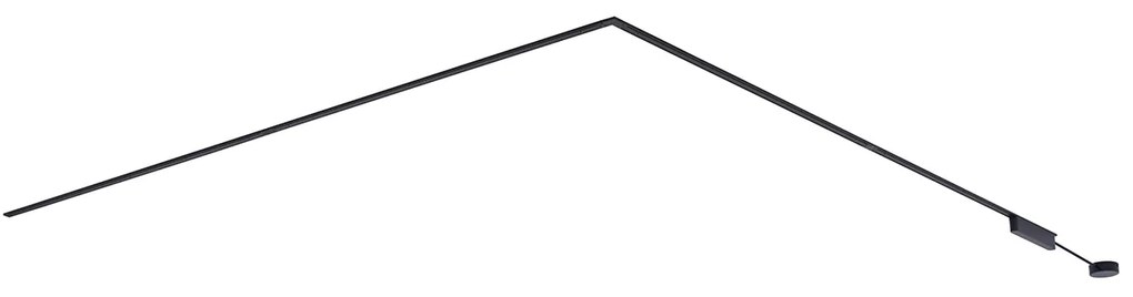 Moderní kolejnicový systém černý 1-fázový 400 cm - Magnetic