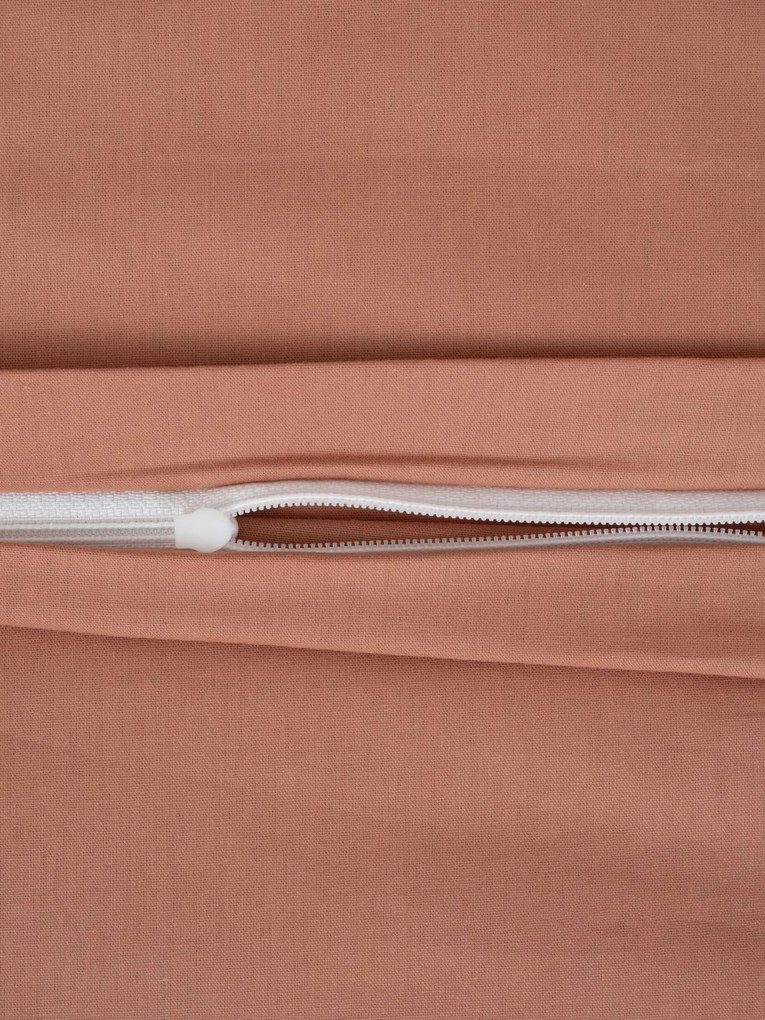 MK Lůžkoviny Bavlněné povlečení Renforcé -  Jasmine terakota 140 × 200 cm, 70 x 90 cm