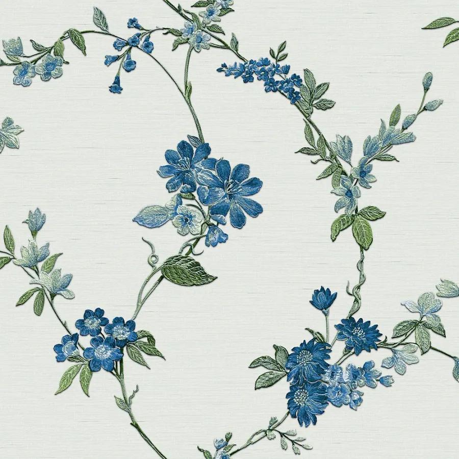 Luxusní vliesová tapeta s květinovým vzorem FT221213 | Lepidlo zdarma | 0,53 x 10,05 m | Design ID