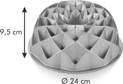 TESCOMA Forma bábovka vysoká DELÍCIA ø 24 cm, diamant