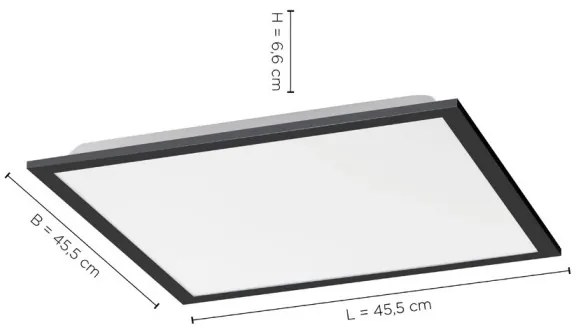 Leuchten Direkt 14755-18- LED Stmívatelné stropní svítidlo FLAT LED/28W/230V +DO