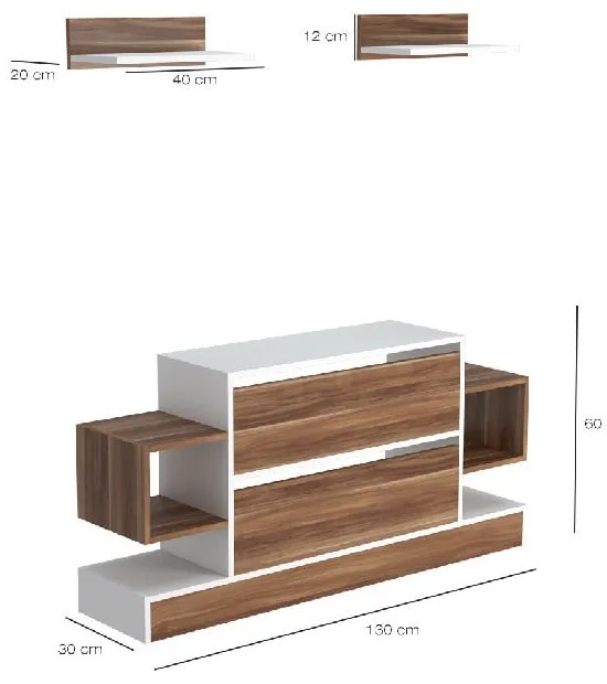 TV sestava Mauritius Brown
