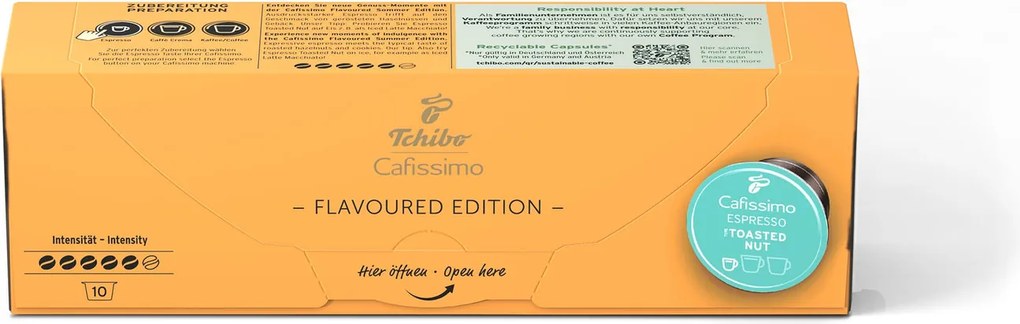 Cafissimo Flavoured Espresso – Toasted Nut – 80 kapslí - Intenzita: 5/6