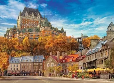 EUROGRAPHICS Puzzle Quartier Petit Champlain / 1000 dílků / 68 × 48 cm