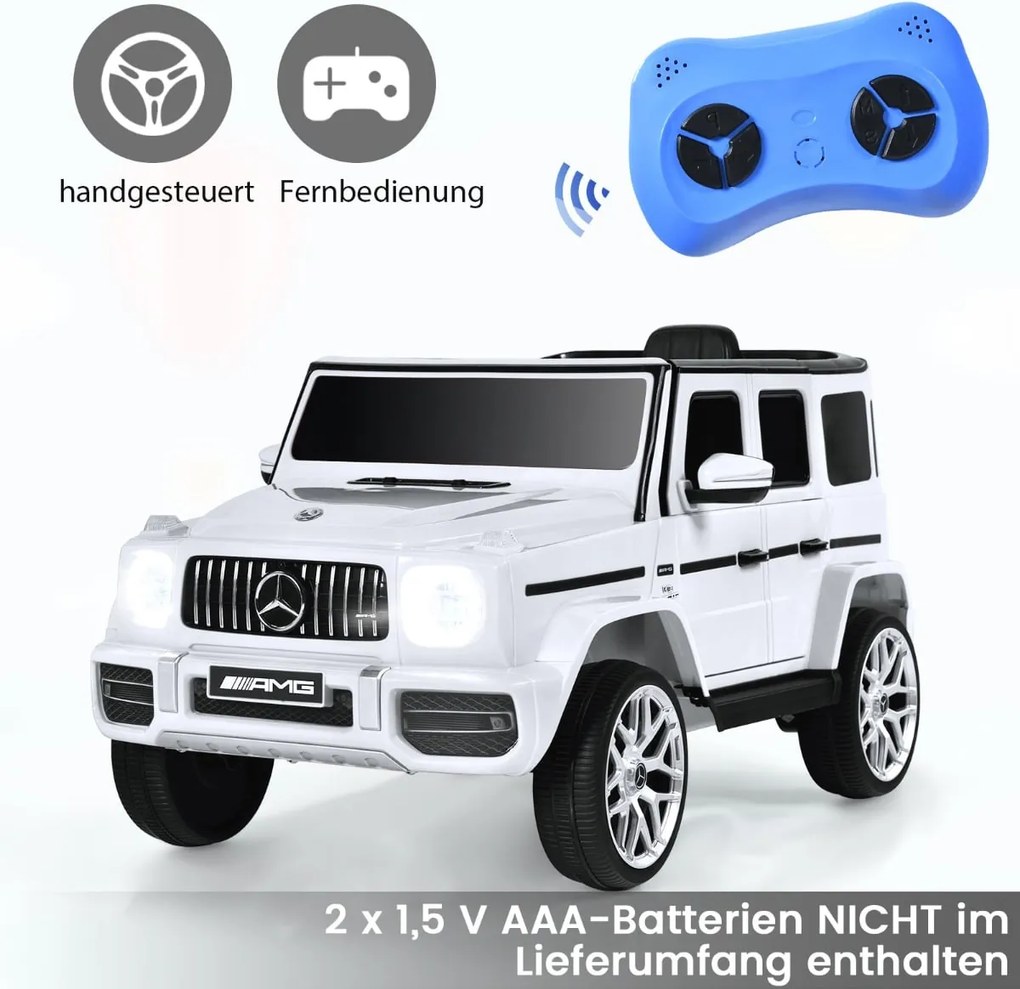 Costway Elektrické auto Mercedes Benz pro děti Elektrické dětské auto s hudbou