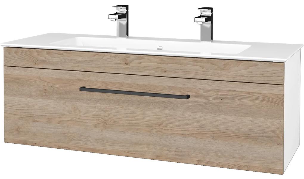Dřevojas Koupelnová skříň ASTON SZZ 120 Varianta: D06 Ořech / Úchytka T01 / D06 Ořech
