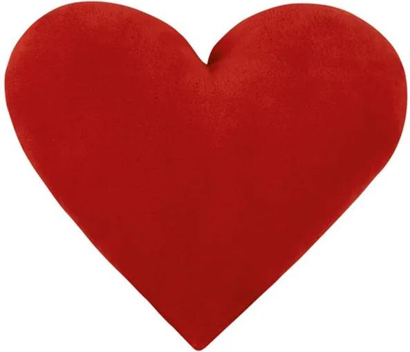 Vesna | Polštářek Valentýnské srdce 42x48 cm micro červené