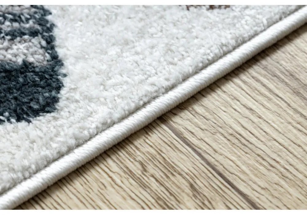 Dětský kusový koberec Pro indiány krémově bílý 280x370cm