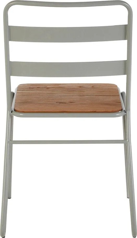 Šedá/v přírodní barvě jídelní židle z jilmového dřeva District – Premier Housewares