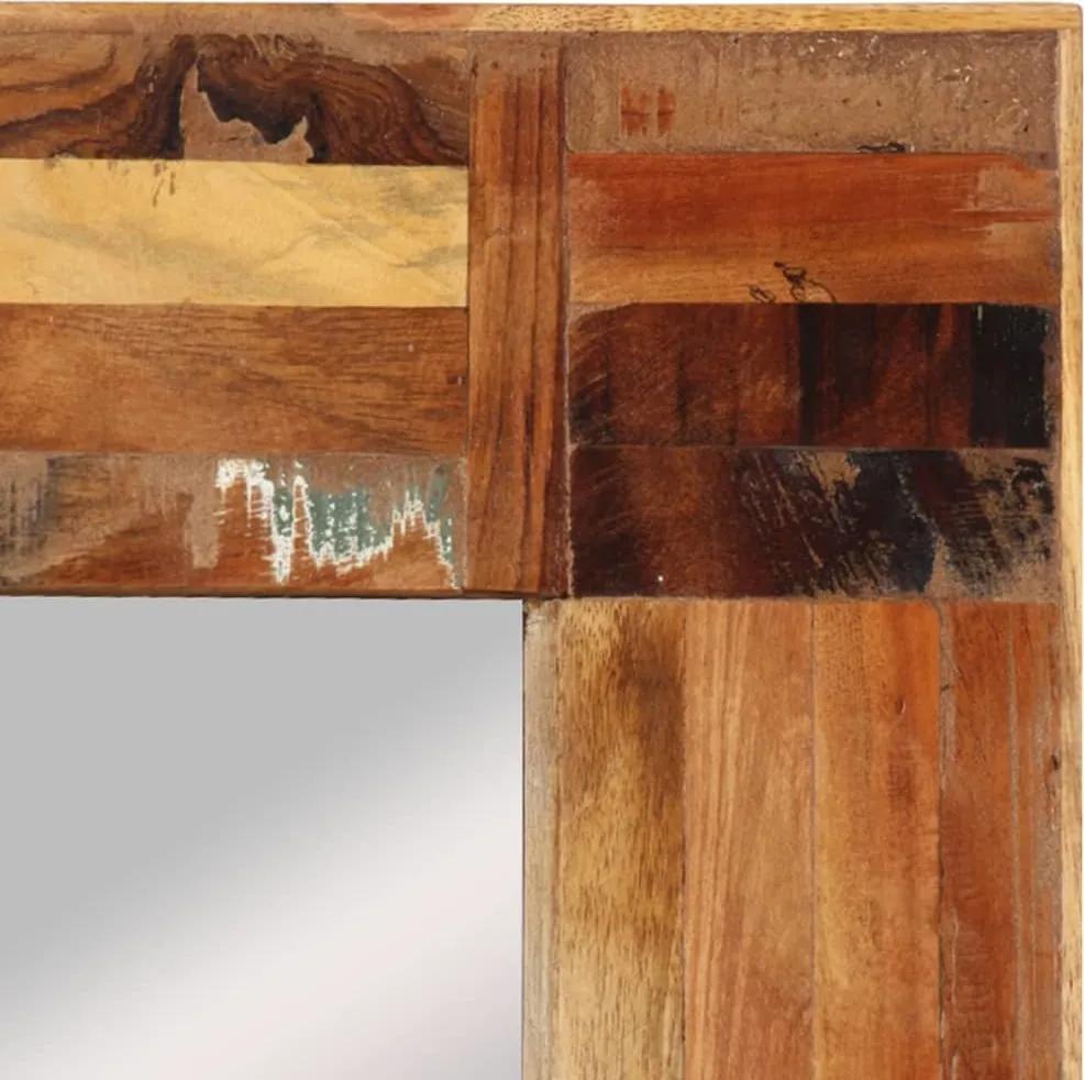 vidaXL Nástěnné zrcadlo masivní dřevo recyklované 50 x 80 cm [337250]