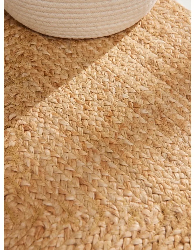 Oboustranný/ručně tkaný jutový běhoun v přírodní barvě 80x200 cm Juno – Hanse Home
