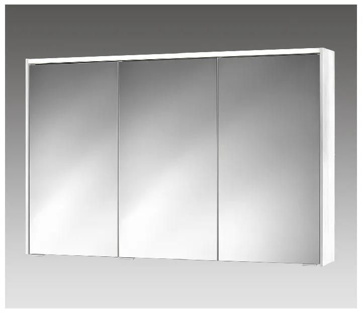 JOKEY KHX 120 dřevěný dekor-bílá zrcadlová skříňka MDF 251013220-0111