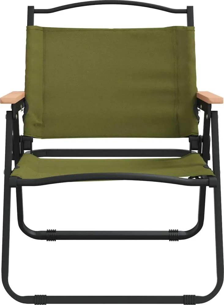 vidaXL Kempingové židle 2 ks 54 x 43 x 59 cm oxfordská látka [319483] Barva: Černá