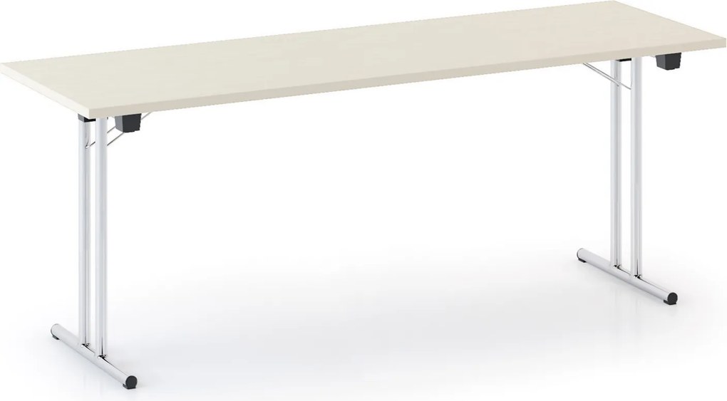Skládací konferenční stůl FOLDING, 180x80 cm, bříza