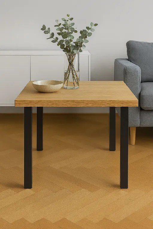 In-Design Nábytková noha NYKO 40x40 výška 410 mm, černá matná Výška nohy (mm): 410