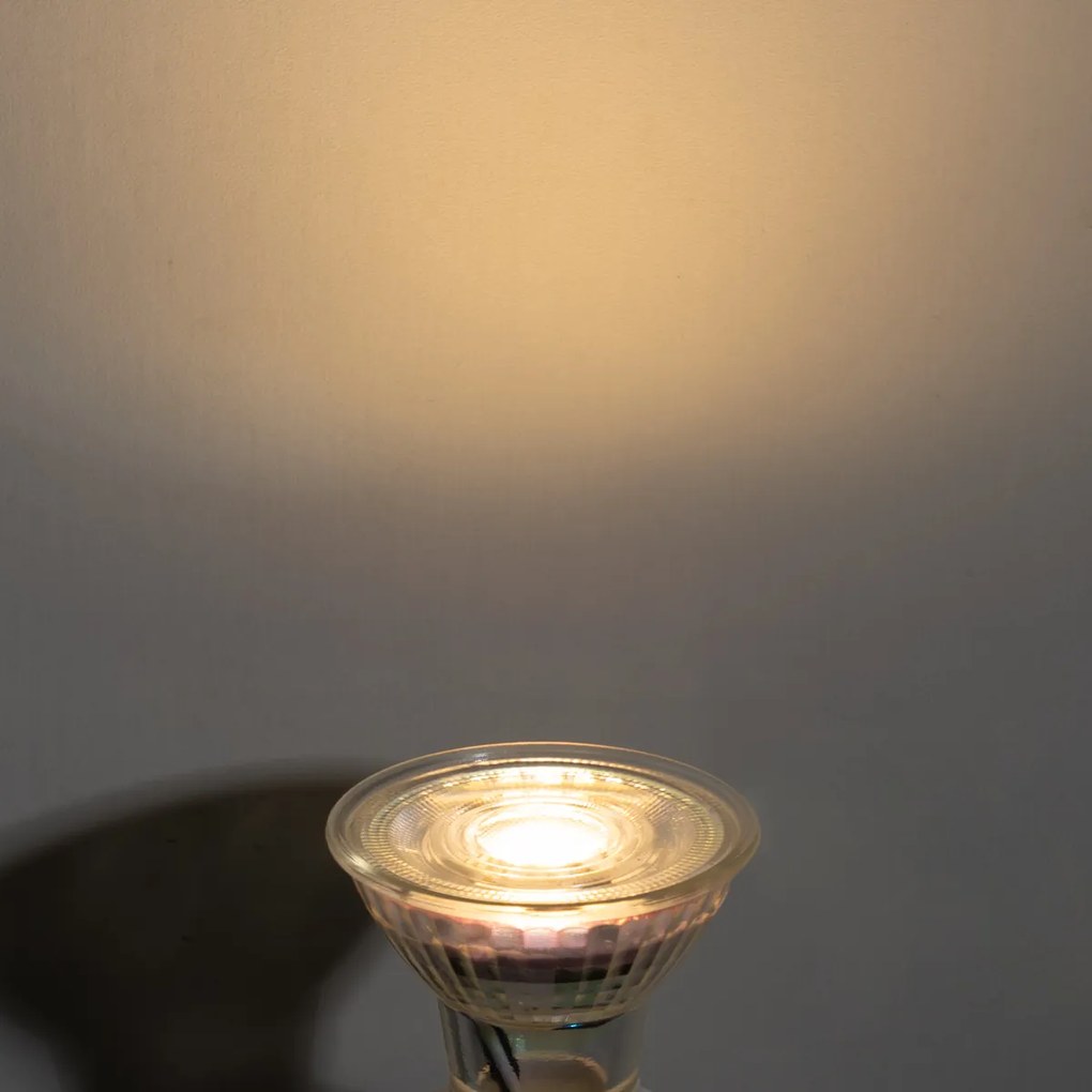 Sada 5 LED žárovek GU10 50mm čiré 3.5W 330 lm 3000K