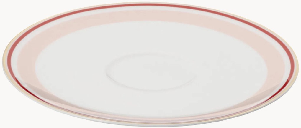Sada podšálků z kostního porcelánu Capri, 6 dílů