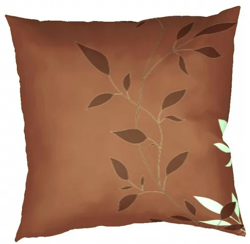 Dadka Povlečení krep Mandevila hnědá  240x220, 2x70x90 cm