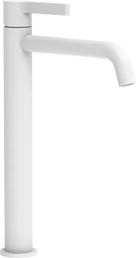 Sapho Sapho, ICONIC stojánková umyvadlová baterie, vysoká, bílá mat, AF006W