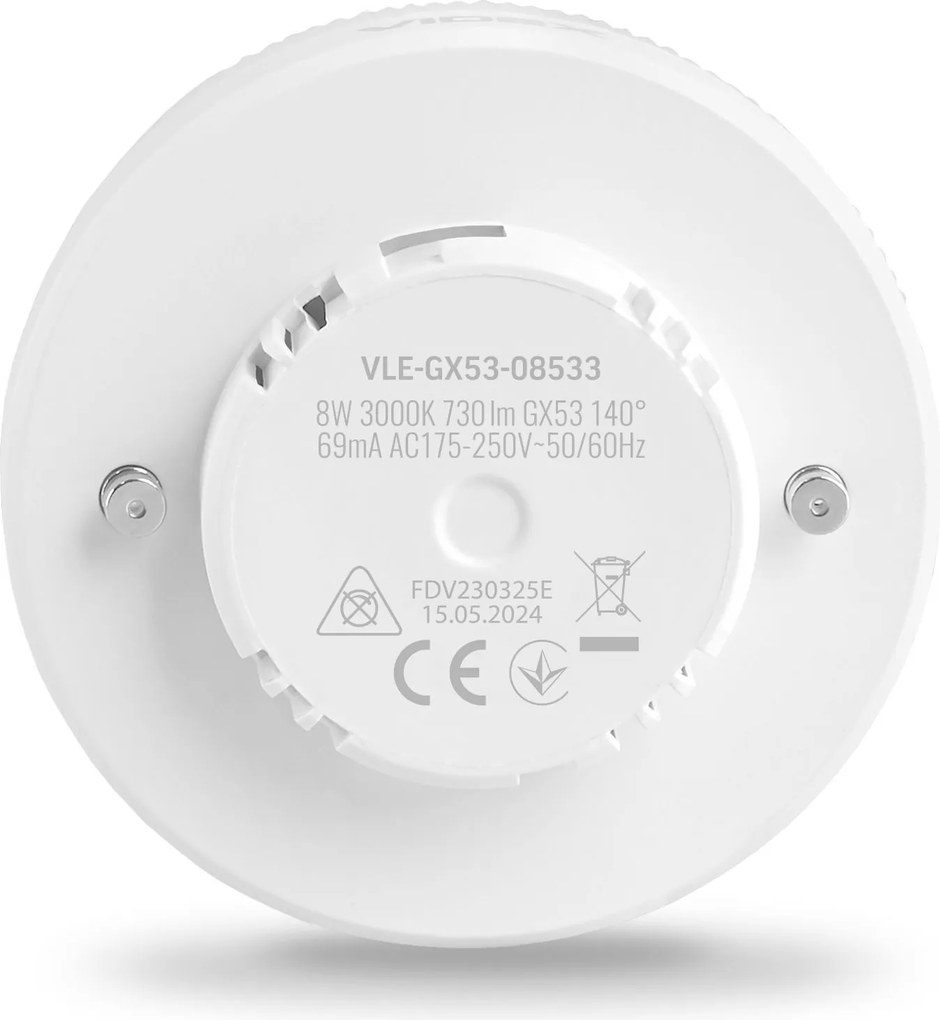 LED žárovka Videx GX53 8W 730LM 3000K
