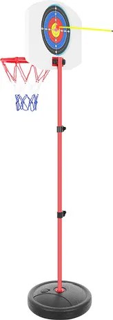 KRUZZEL Herní set na basketbal s terčem a lukem - Kruzzel