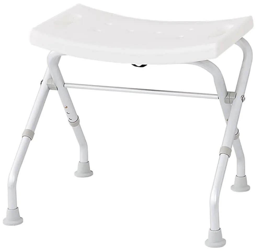 RIDDER Skládací koupelnová stolička 110 kg bílá A0050301 - Default Title