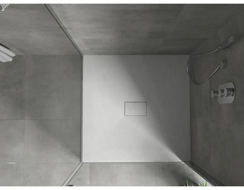 Mexen Hugo čtvercová vanička do sprchového koutu SMC 100 x 100 cm, Bílá - 42101010