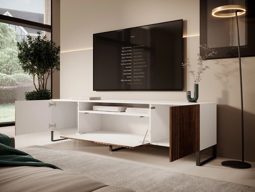 ADRK Furniture Šatní skříň RTV Miro na stojan RTV-MIRS-WK