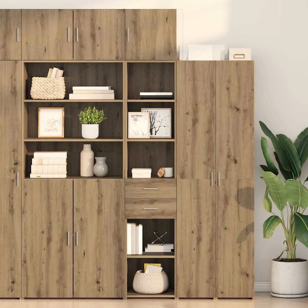 Vysoký bufet Artisanový dub 40 x 42,5 x 185 cm Kompozitní dřevo 3402636