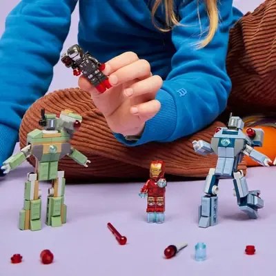 LEGO® Marvel 76320 Iron Man a War Machine vs. Hammerovy Drony / Počet
