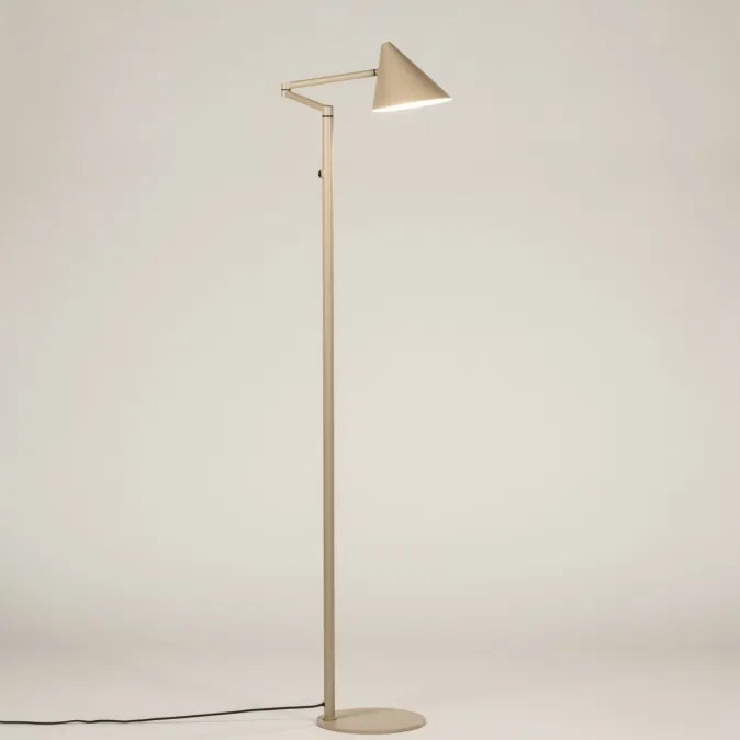 Stojací designová lampa Florentia Taupe