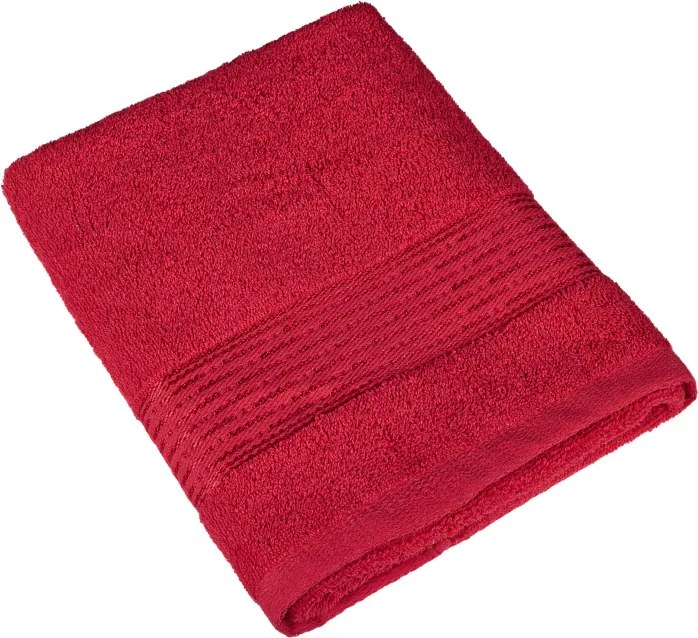 Bellatex Froté ručník a osuška kolekce Proužek Červená 50x100 cm