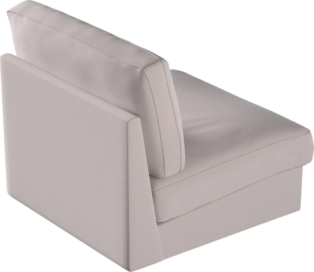 Potah na neskládací křeslo IKEA Kivik barva béžová látka sametová