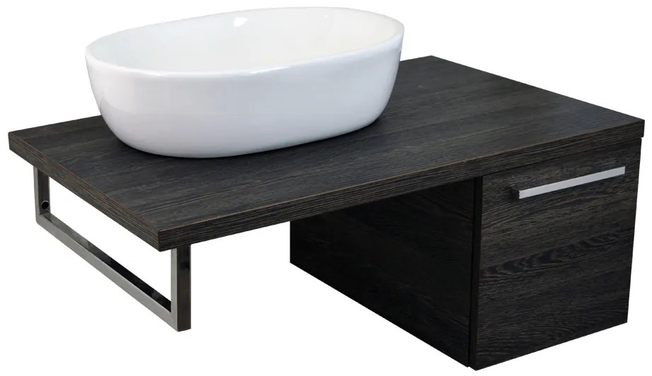 BPS-koupelny Koupelnová skříňka pod deskové umyvadlo V8 80 cm - Poškozeno