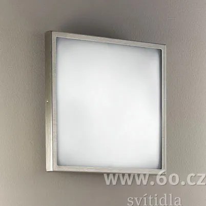 Fabas luce Fabas Osaka, stropní svítidlo, 2x40W E27, matný nikl, 30,5x30,5cm