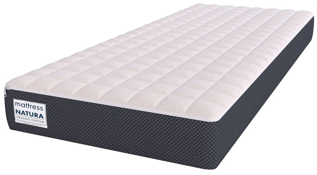 Mattress Natura ECO ORGANIC HIT PROFIL 11 H2/H3 200 x 110 cm, prošívaný snímatelný potah 100% Organická bavlna Air Space 3D boční strana