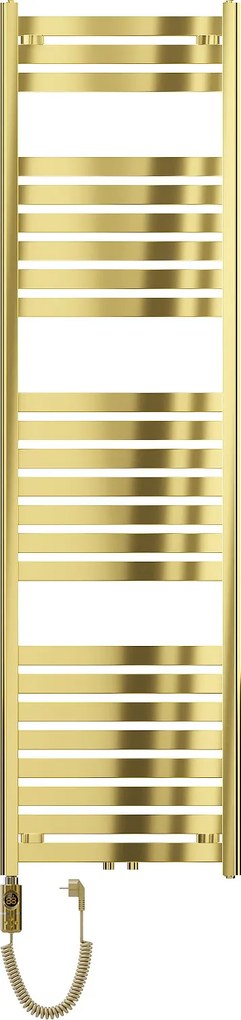 Mexen Uran, elektrické topné těleso 1800x500 mm + topná tyč 900 W, zlatá lesklá, W105-1800-500-2900-50