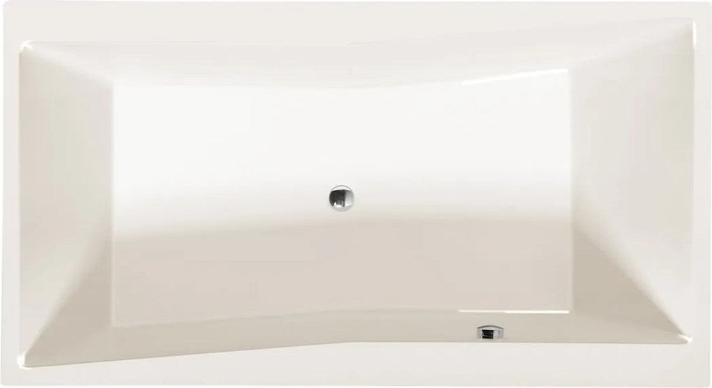 Polysan Quest obdélníková vana 180 x 100 x 49 cm akrylát ivory béžová 78511.40