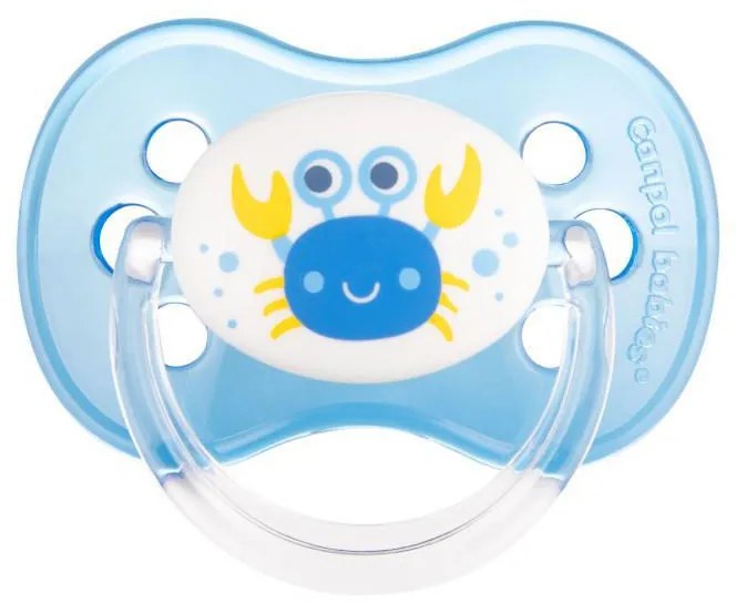 Canpol babies Šidítko kaučukové třešinka 6-18m Love&Sea Modrá