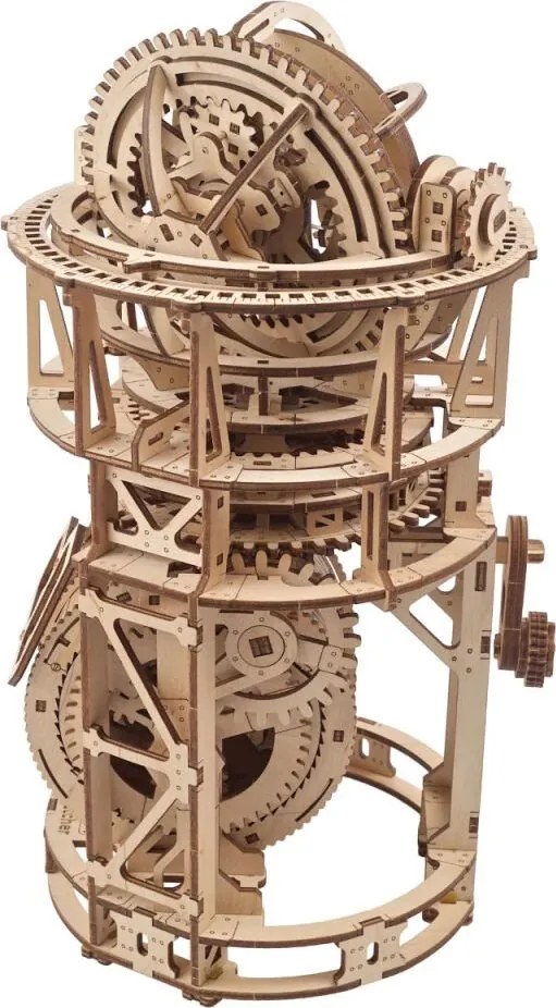 Hračka Ugears 3D dřevěné mechanické puzzle Hodinový strojek s tourbillonem [6950377]