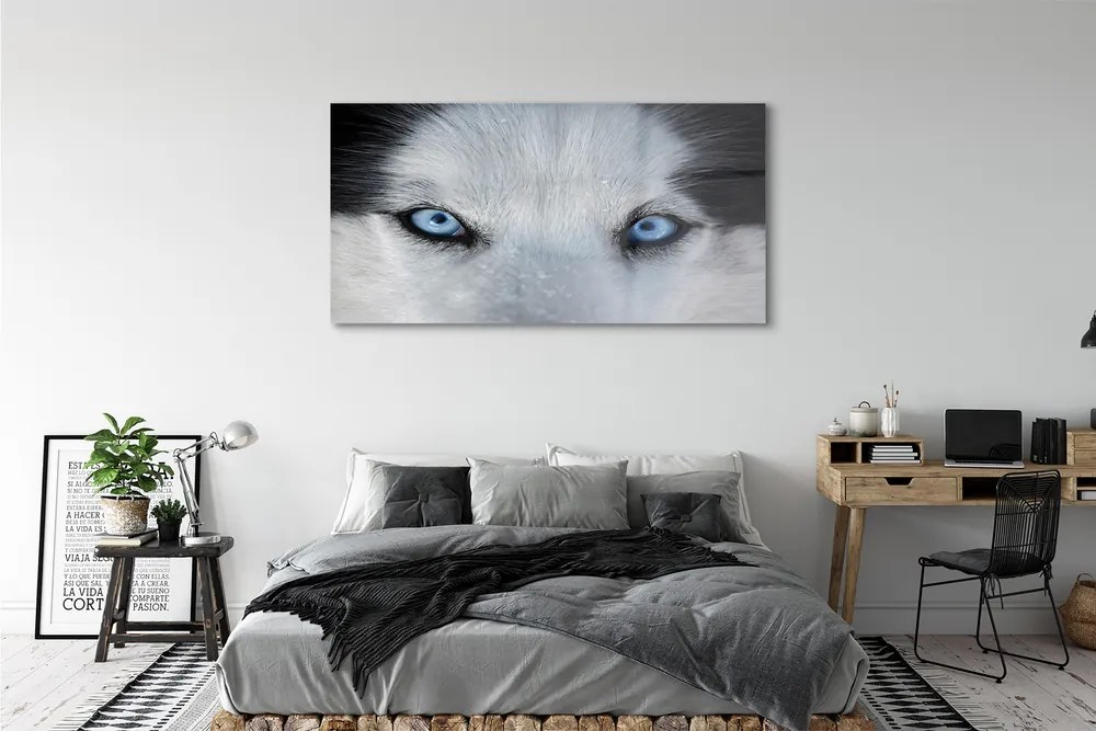 akrylový obraz wolf Eyes 140x70 cm