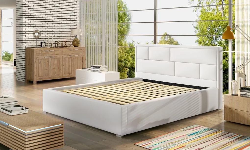 Čalouněná postel LATINA - Kronos 09 - 180x200cm - Dřevo