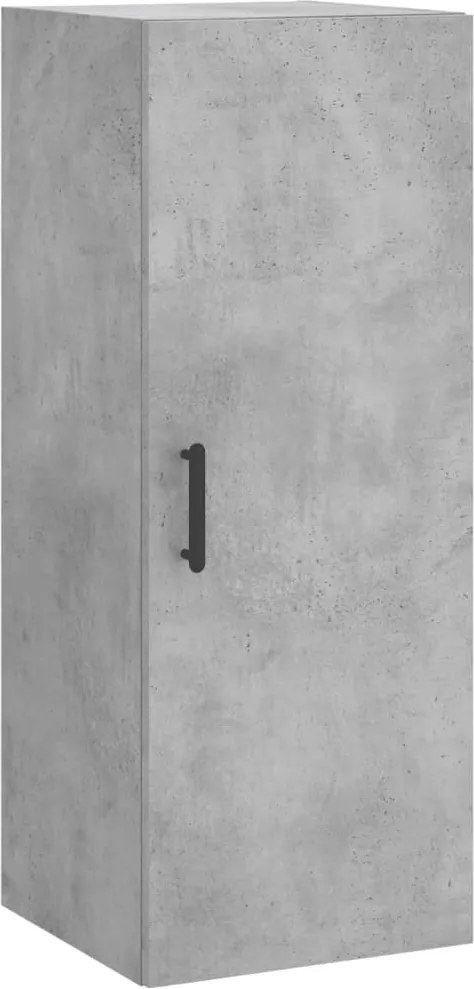 Skříň highboard betonově šedá 34,5x34x180 cm kompozitní dřevo 3198989