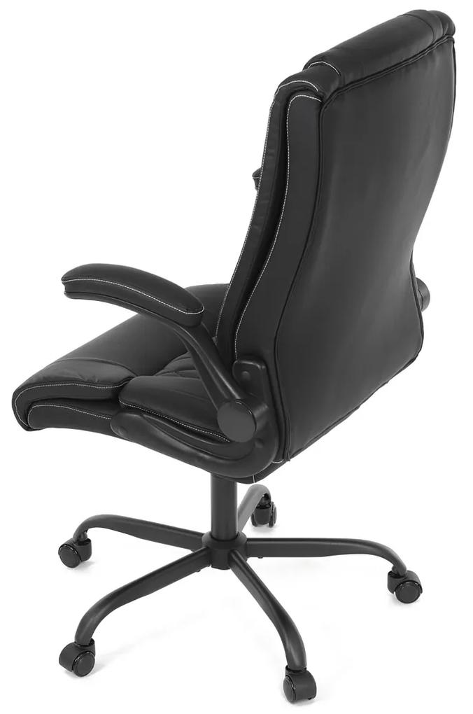 Kancelářská židle PIERRE černá ekokůže