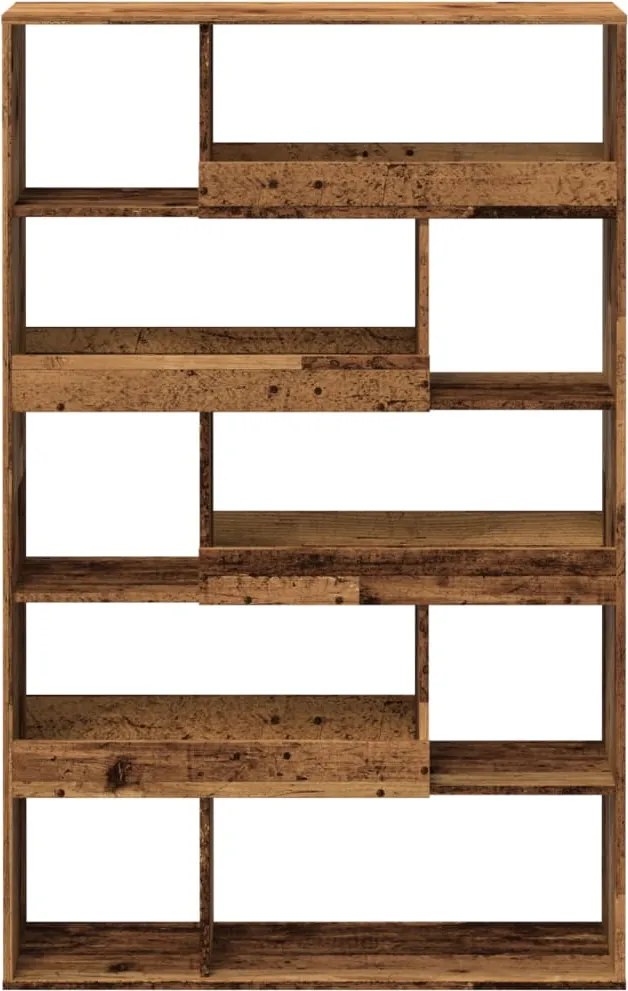Dělicí stěna old wood 100 x 33 x 156,5 cm kompozitní dřevo 3309499