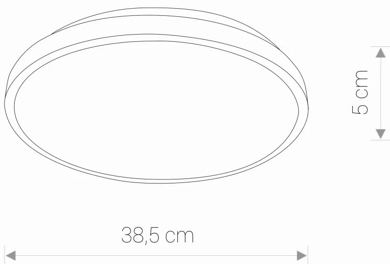 Stropní svítidlo Nowodvorski AGNES LED 8183 černá 4000K IP44