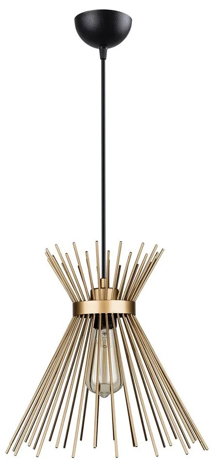Kovové závěsné svítidlo ve zlaté barvě Izmir – Squid Lighting