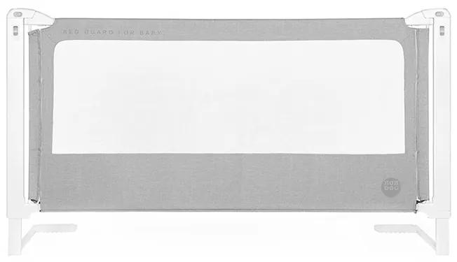 Zábrana na postel Monkey Mum® Popular - 140 cm - tmavě šedá - design
