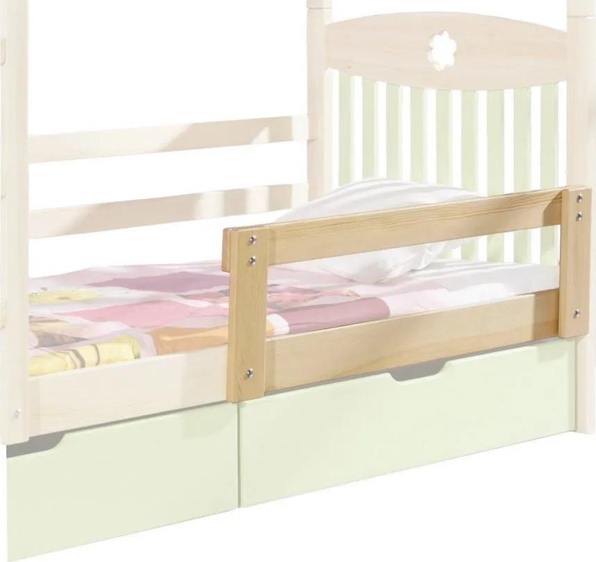 Casarredo - Komfort nábytek BOROVICE zabezpečovací bariéra na postel | barva: dol moření bílá